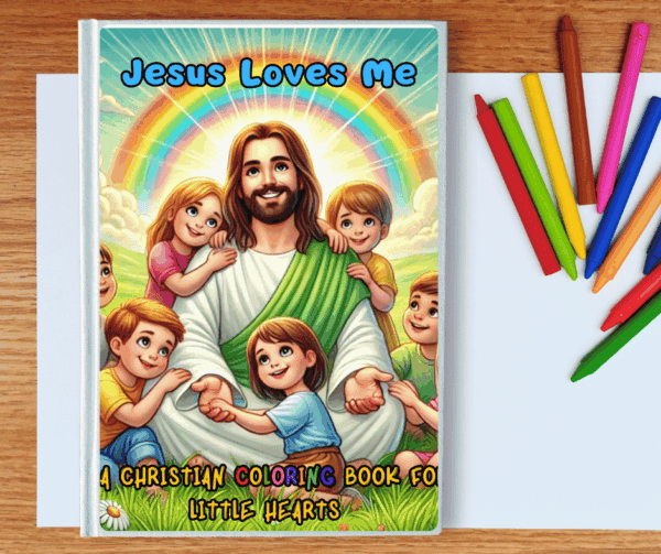Jesus Loves Me Coloring Book – Free Printable For Kids!